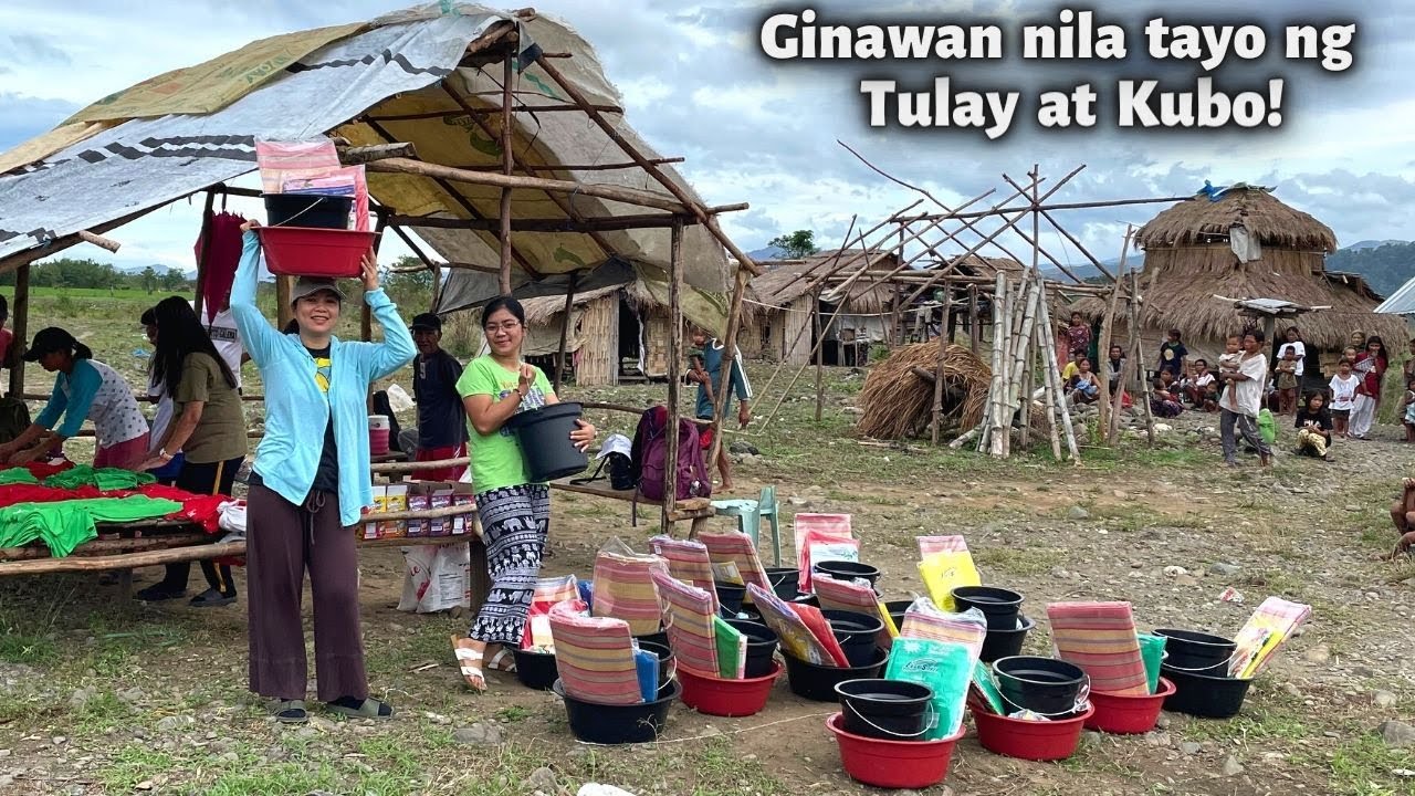 Paghahatid ng Blessings sa Tribu ng Lumintaw! Tumaas ang Tubig sa ilog ...