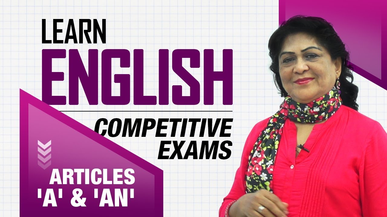 English for competitive Exams | Articles 'A' and 'An' | How to prepare ...