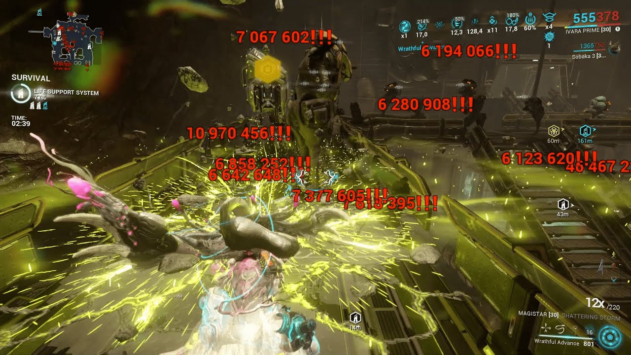 Ivara and magistar slam w/o stacking, with builds | Warframe - YouTube