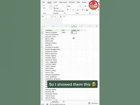 How to use Flash Fill in excel || Excel Tips and Tricks || #ytshorts #shorts #excel #guruontube ...
