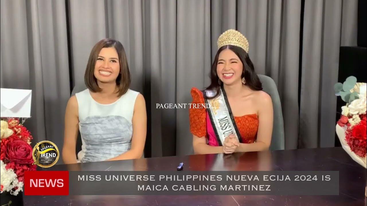 MISS UNIVERSE PHILIPPINES NUEVA ECIJA 2024 is Maica Cabling Martinez | Sashing Ceremony - YouTube