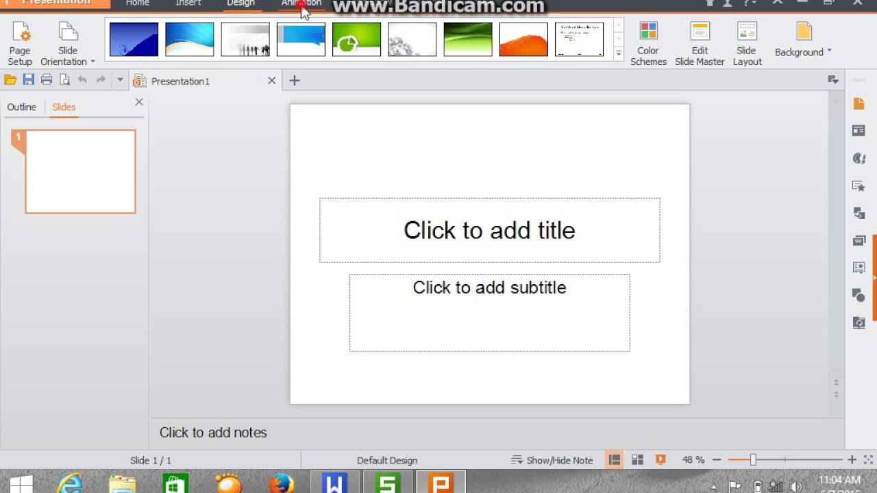 Tampilan Kingsoft Presentation - YouTube