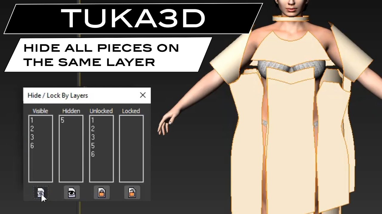 Hide Pieces By Layer | TUKA3D 2021 Feature - YouTube