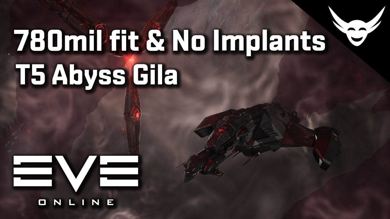 EVE Online - 780mil T5 Hybrid Gila strong ship! - YouTube
