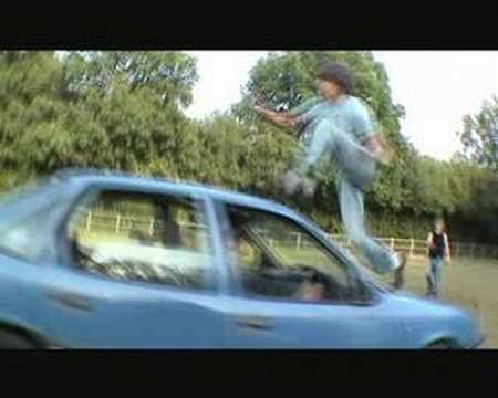 Car Jump Fail - YouTube