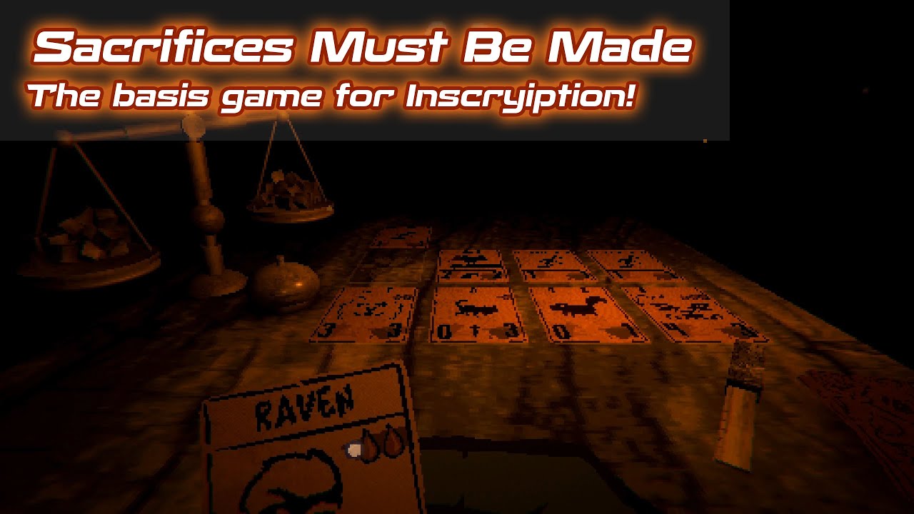 Sacrifices Must be Made | The basis game for Inscryiption | Roguelike ...