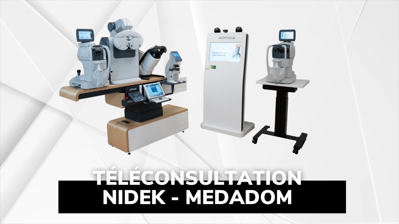 Solution de téléconsultation en magasin - Nidek x Medadom - YouTube