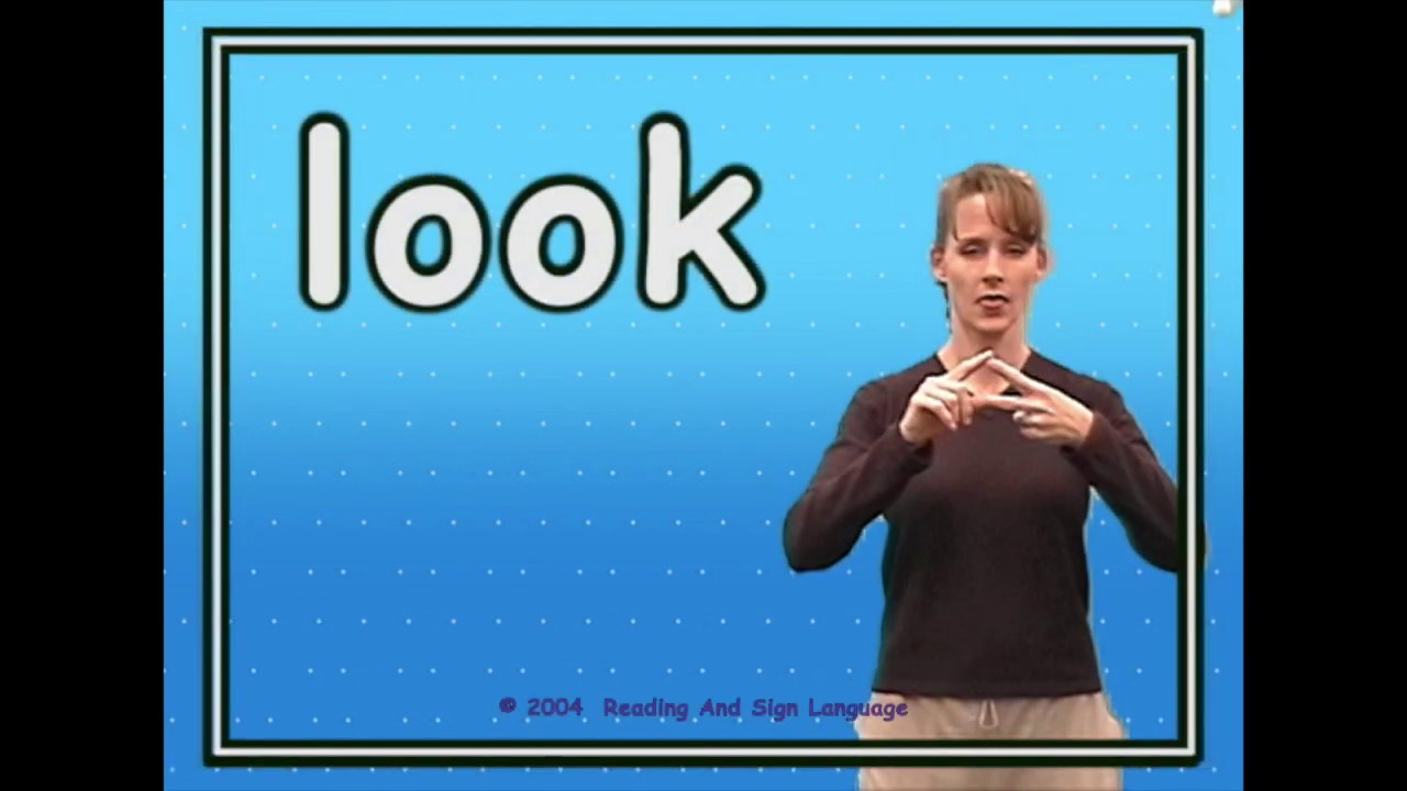 Individual | Sight Word - Multiple Meaning Word | look - YouTube