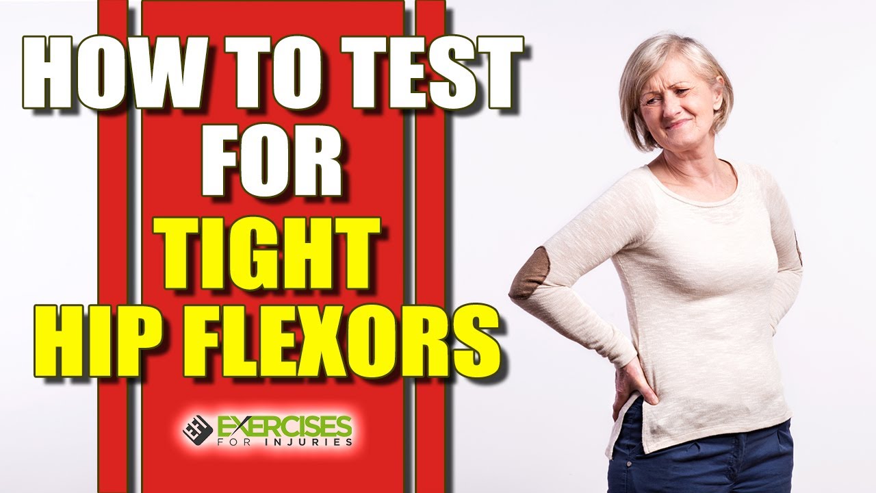 How to Test for Tight Hip Flexors - YouTube