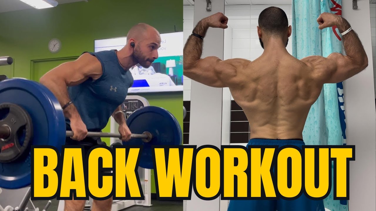 FULL BACK WORKOUT - NATURAL BODYBUILDER CHARIF SAAD - YouTube