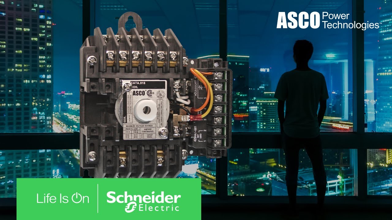 Asco 6 Pole Lighting Contactor | Shelly Lighting