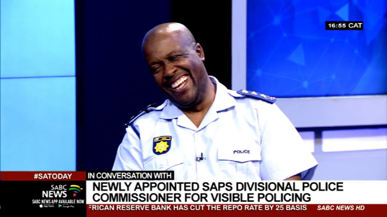 Speaking to newly appointed SAPS divisional police commissioner for ...