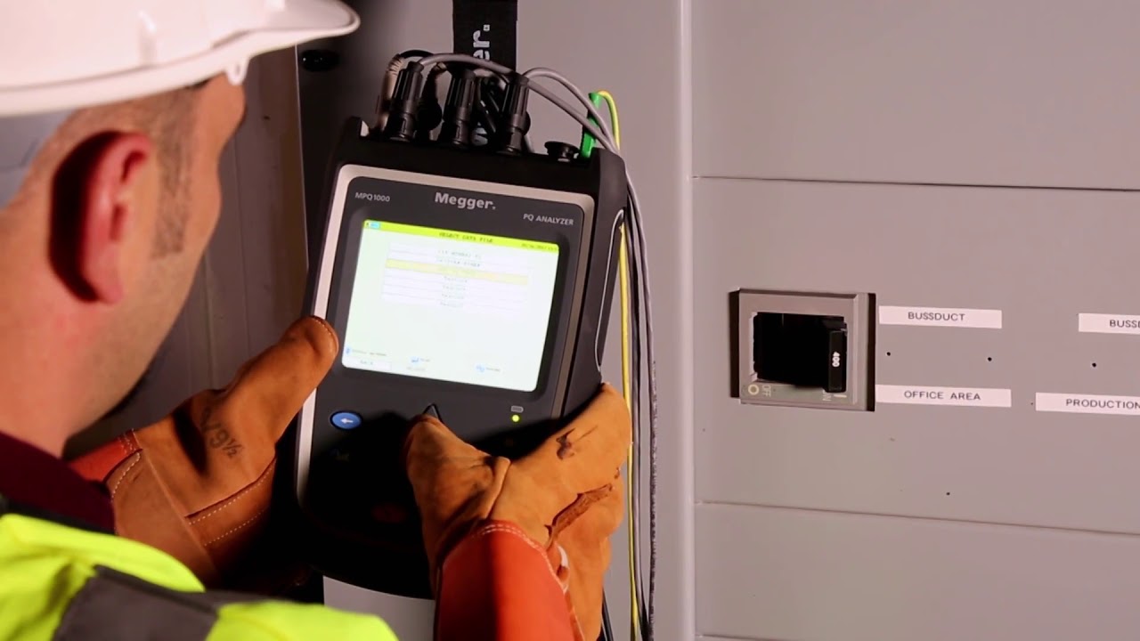 Data Analysis with the Megger MPQ1000 - YouTube