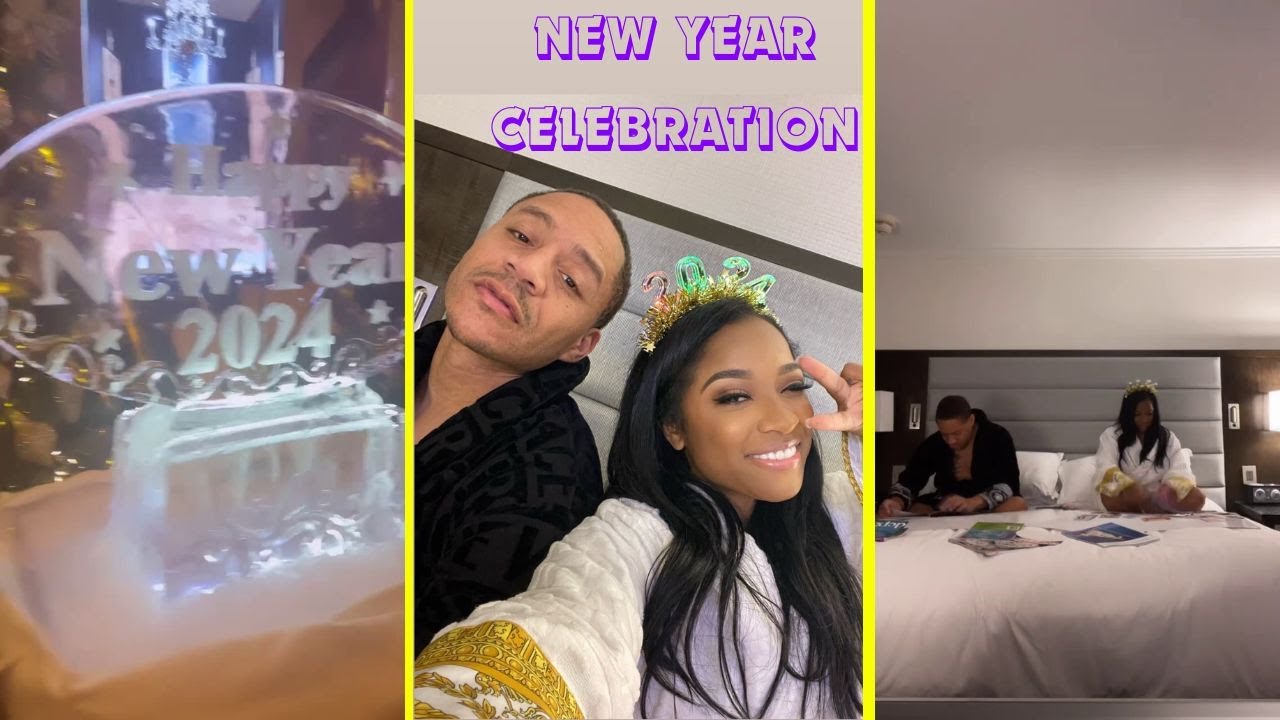 Toya Johnson and Husband Robert Rushing in 2024 with Love and New Year ...