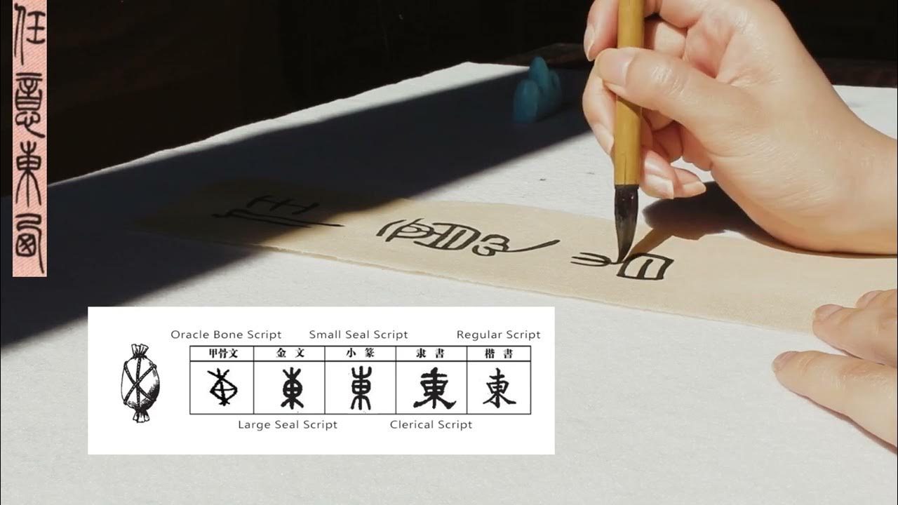 任意东西 Chinese Calligraphy Exercise - Seal Script 篆书 书法日课 - YouTube