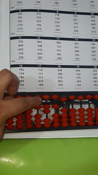 Abacus 3 Digit Addition And Subtraction Shorts Teachertrainingcourse