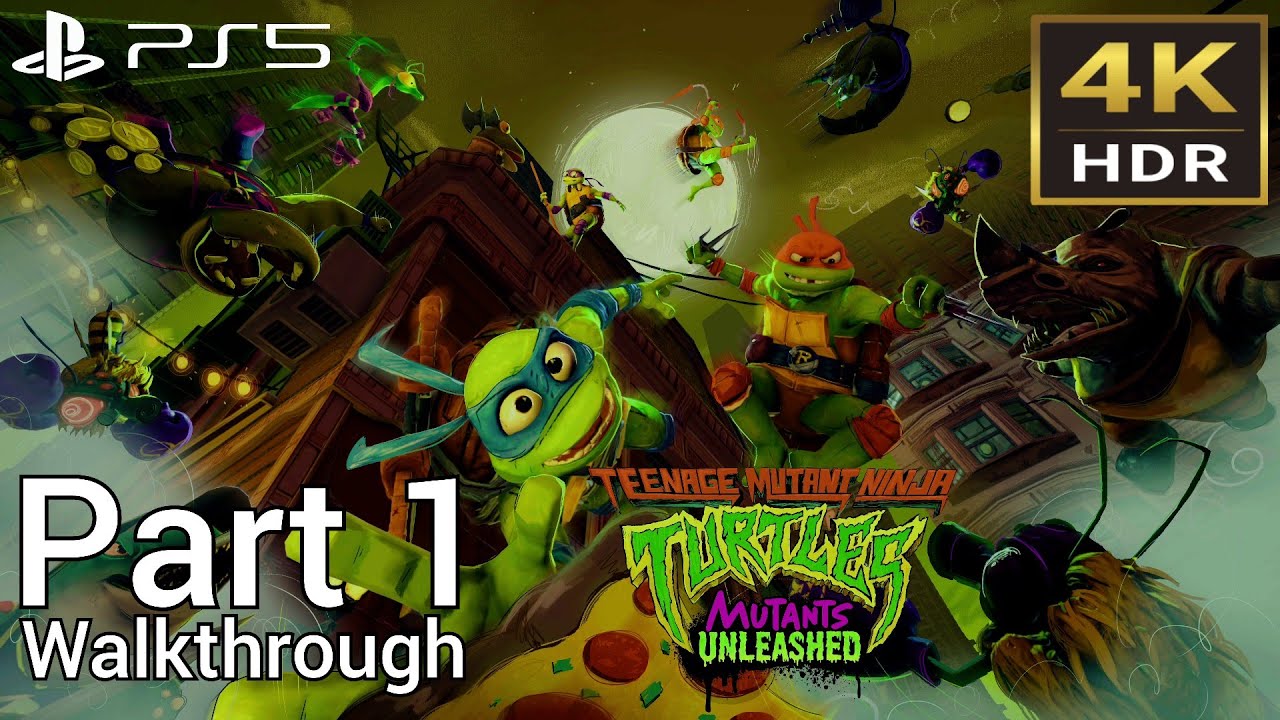 [Walkthrough Part 1] Teenage Mutant Ninja Turtles: Mutants Unleashed ...