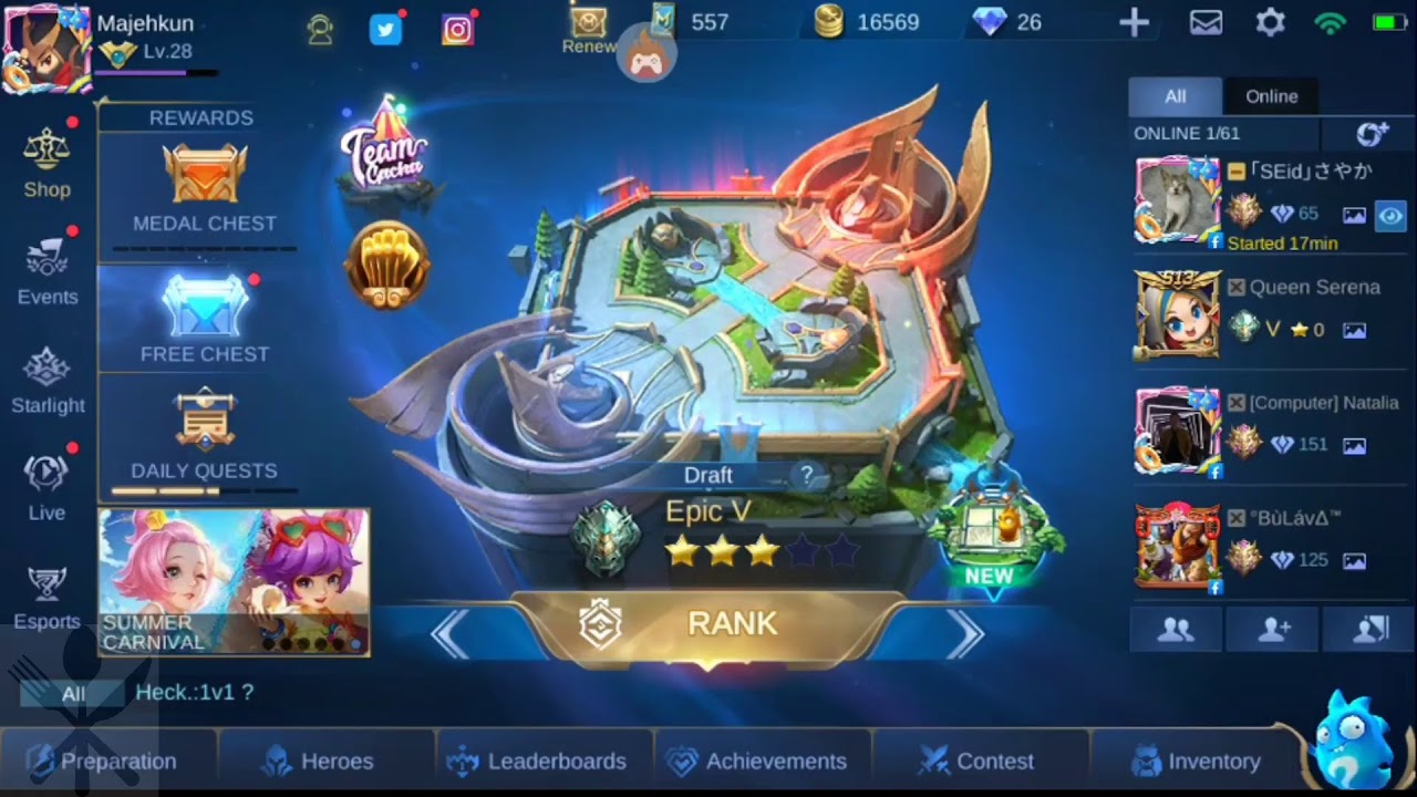 pushhhh rank mlbb guys!!! - YouTube