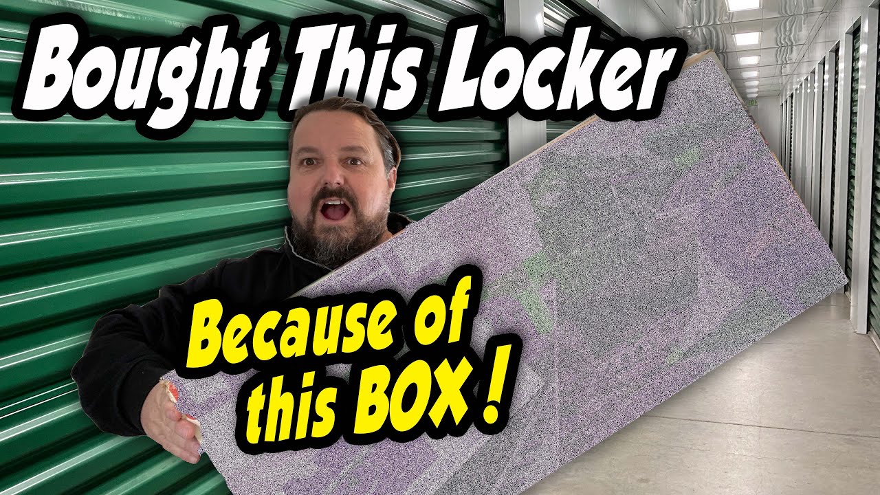 Bought this locker because of ONE BOX! Paid $510 at an abandoned ...