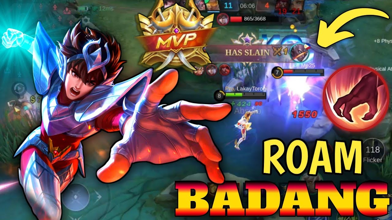 Roam Badang is Broken (MVP) - Badang Gameplay - Mlbb - YouTube