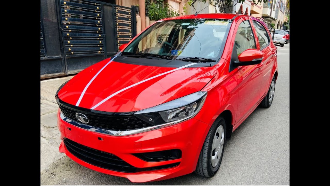 Tata Tiago XTA 2021 Flame RED - YouTube