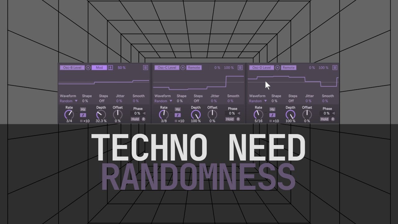 How Random Elements Create Flowing Techno | LFO Modulation Tutorial - YouTube