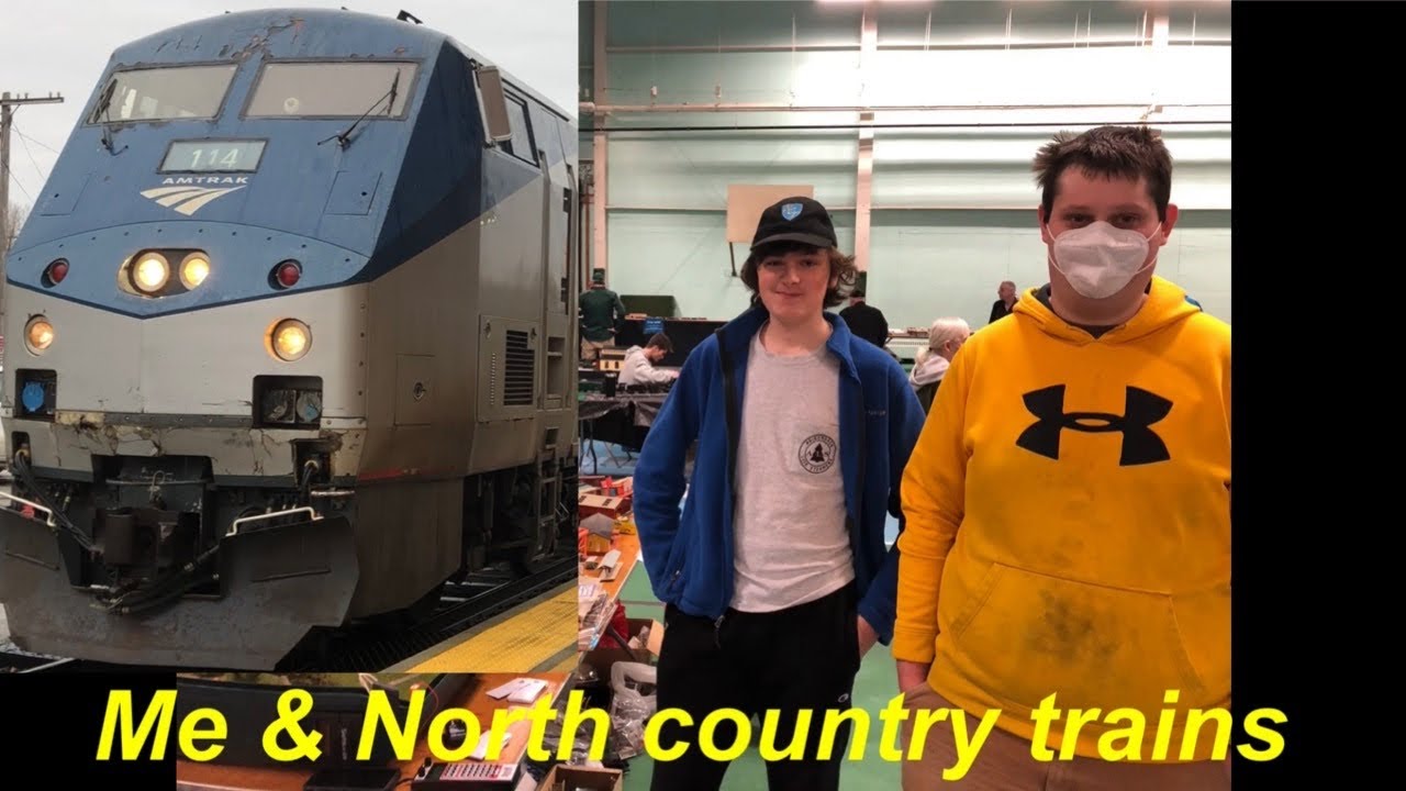 The Vermonter & The Saint Albans model train show - YouTube
