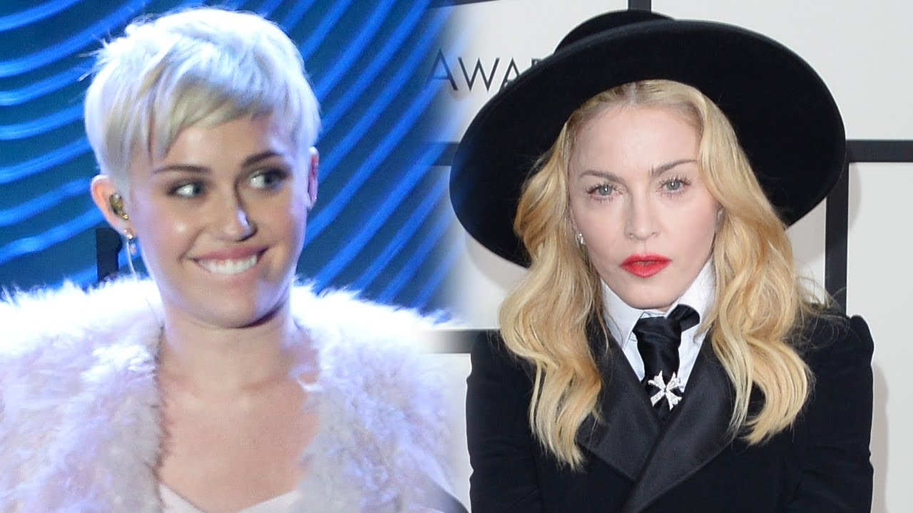 Miley Cyrus & Madonna Strip Down in "Unplugged" on MTV! - YouTube