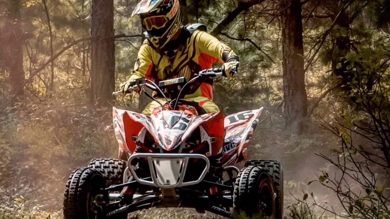 Yamaha YFZ450R ATV Motocross Riding - YouTube