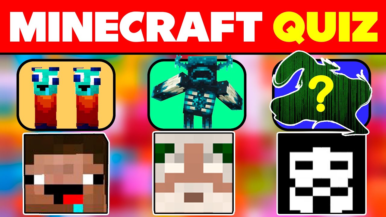 Guess Minecraft Blocks, Items and Mobs in 5 Seconds | Minecraft Quiz ...