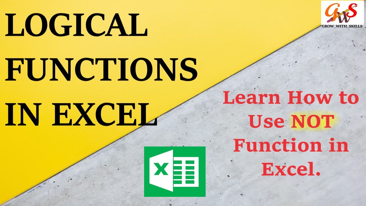 Microsoft Excel NOT Function In Excel NOT Function Microsoft Excel NOT Function In Excel NOT Function