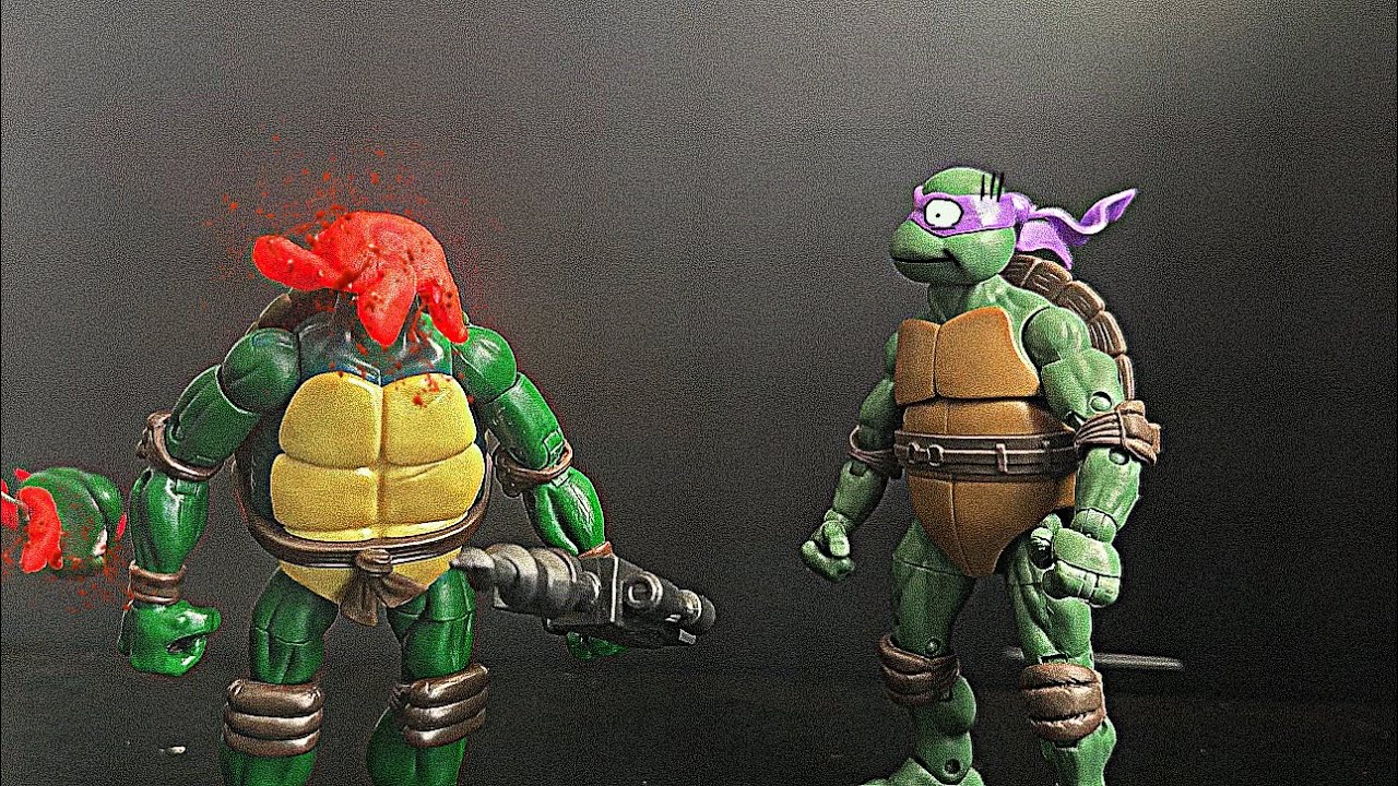 Raph & Donnie play Russian Roulette - TMNT Stop Motion - YouTube