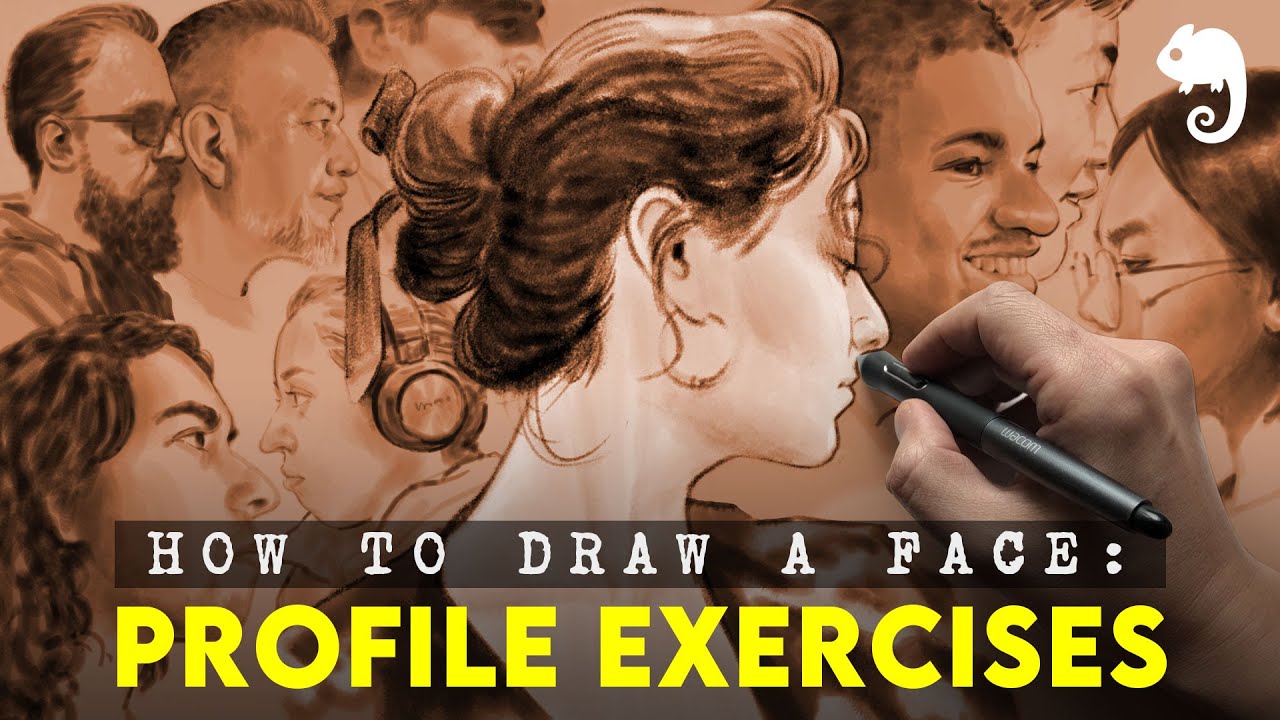How to Draw a Face: 3 hours of Profile Exercises - YouTube