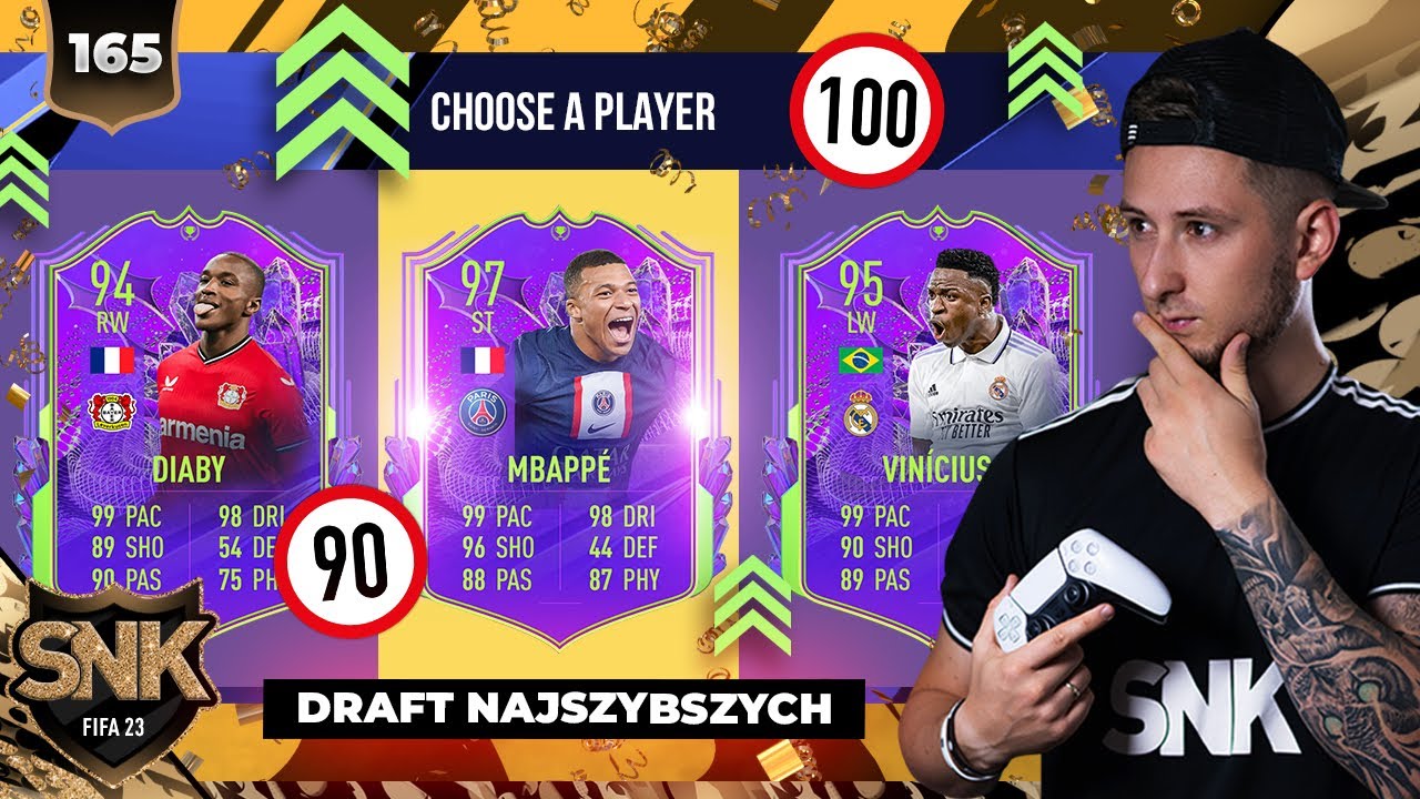 ZROBIŁEM DRAFT NAJSZYBSZYCH [#165] | FIFA 23 ULTIMATE TEAM - YouTube