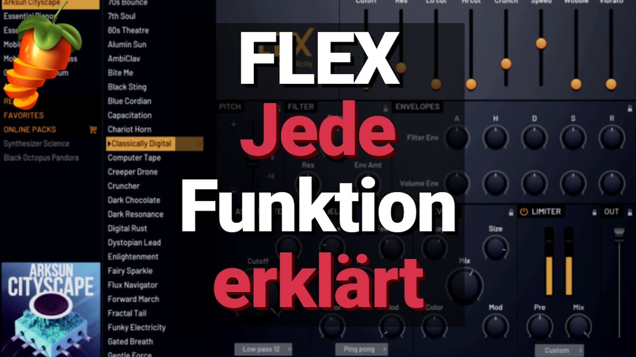 FLEX - Alle Funktionen Erklärt | FL Studio 20 - YouTube