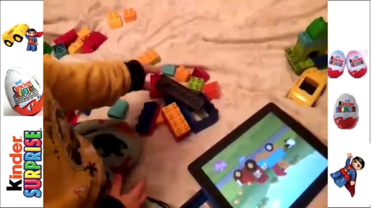 LEGO DUPLO building toy and ICE CREAM app game on ipad - YouTube