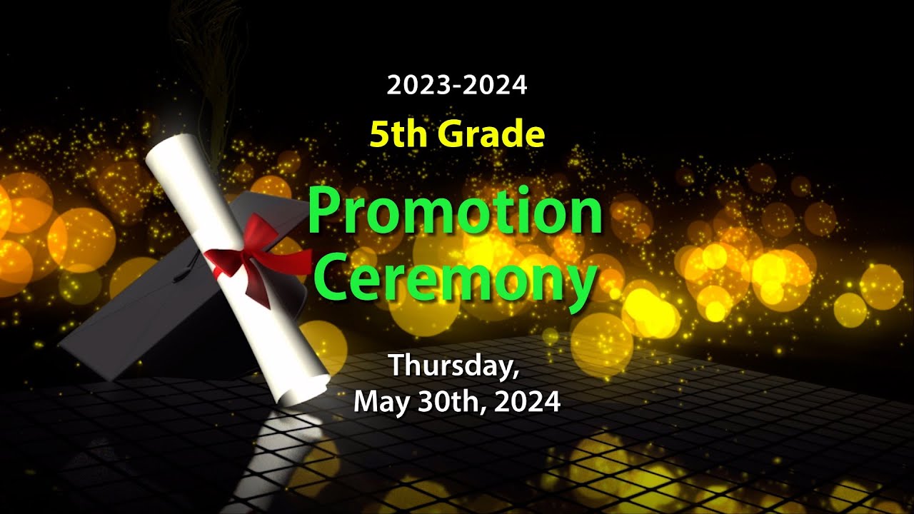 V V E S San Francisco: 2023-2024 5th Grade Promotion Ceremony - YouTube