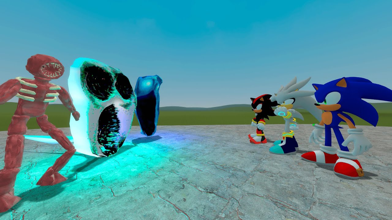 ROBLOX DOORS VS SONIC THE HEDGEHOG CHARACTERS In Garrys mod PART 1 ...