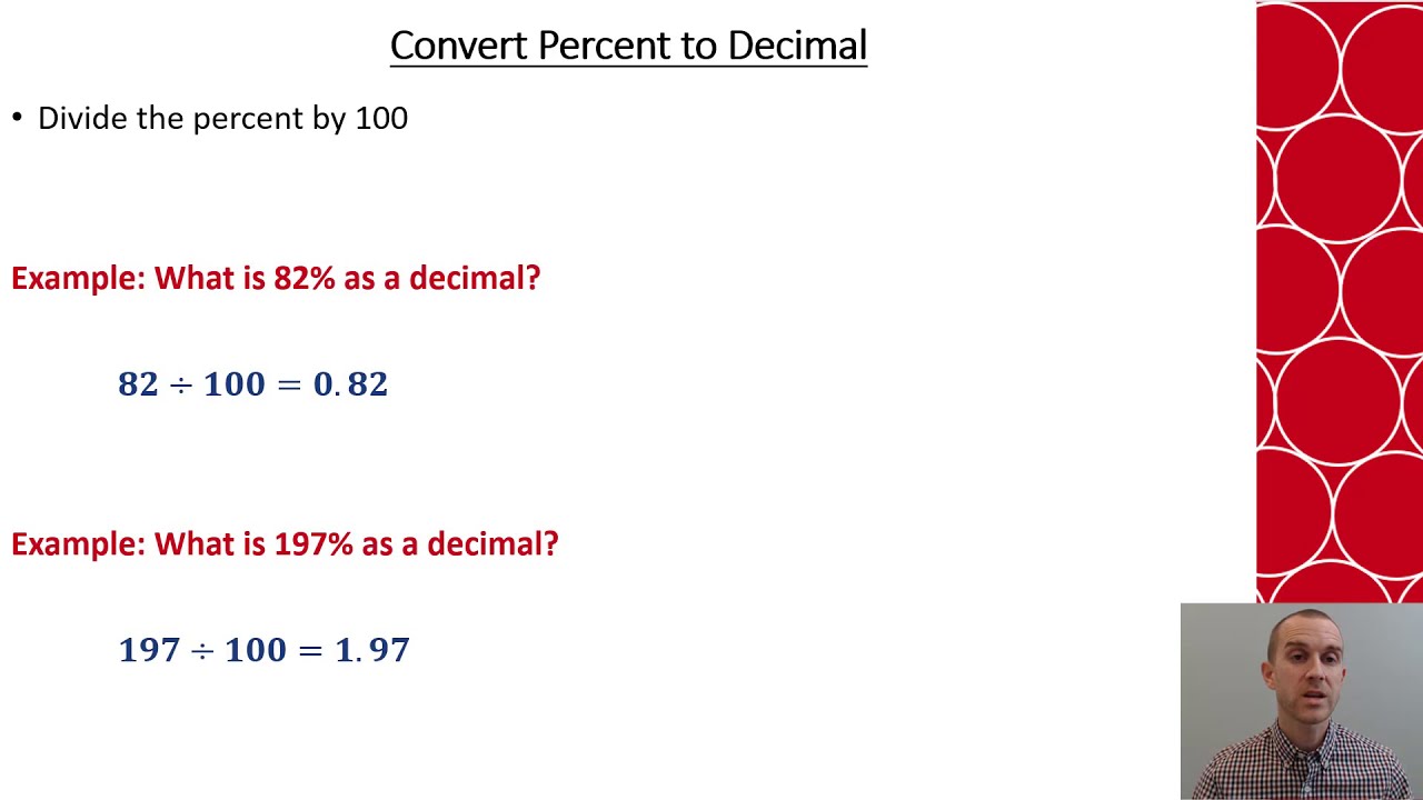 Math 100 1.2a - Understanding Percent - YouTube