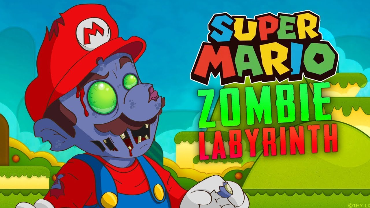 Super Mario Zombie Labyrinth (Custom Zombies) - YouTube