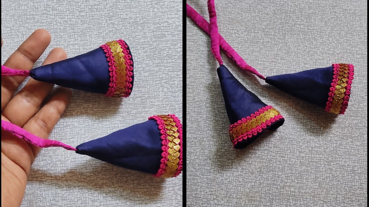 Easy latkan design for blouse | Latkan making at home| Sewing tutorial ...