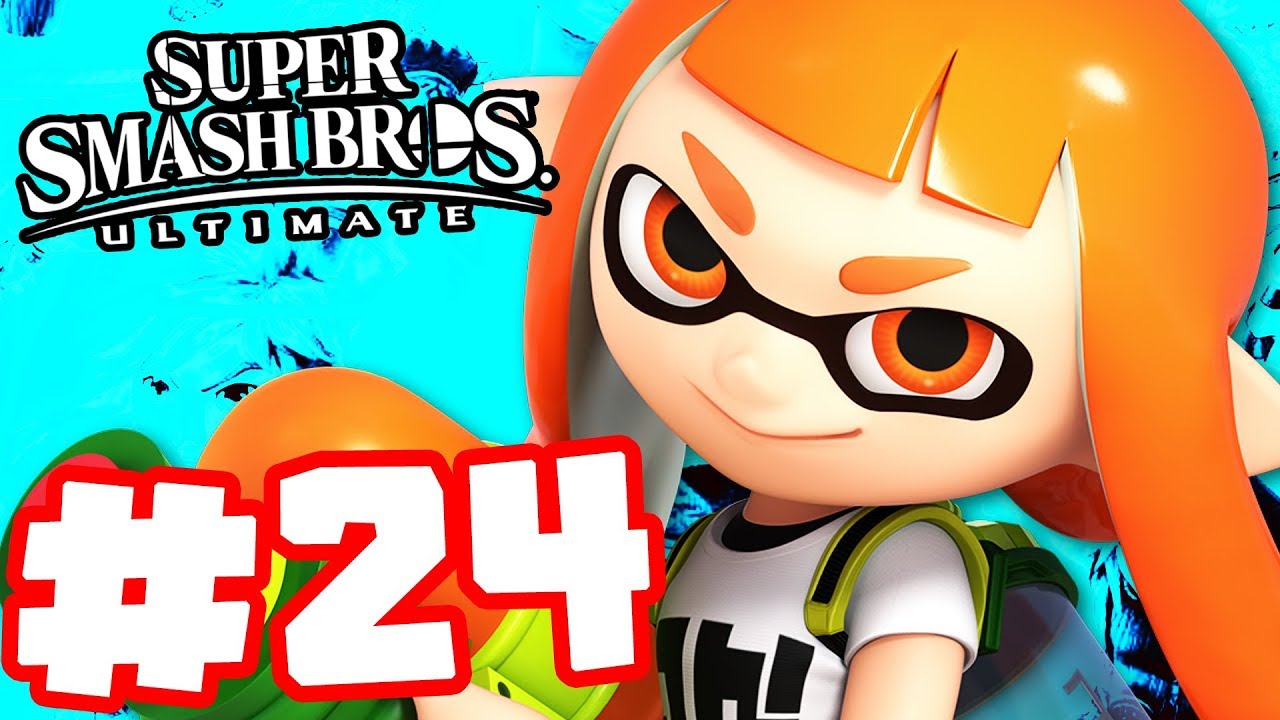 Super Smash Bros Ultimate - Walkthrough Part 24 - Splatoon! - YouTube