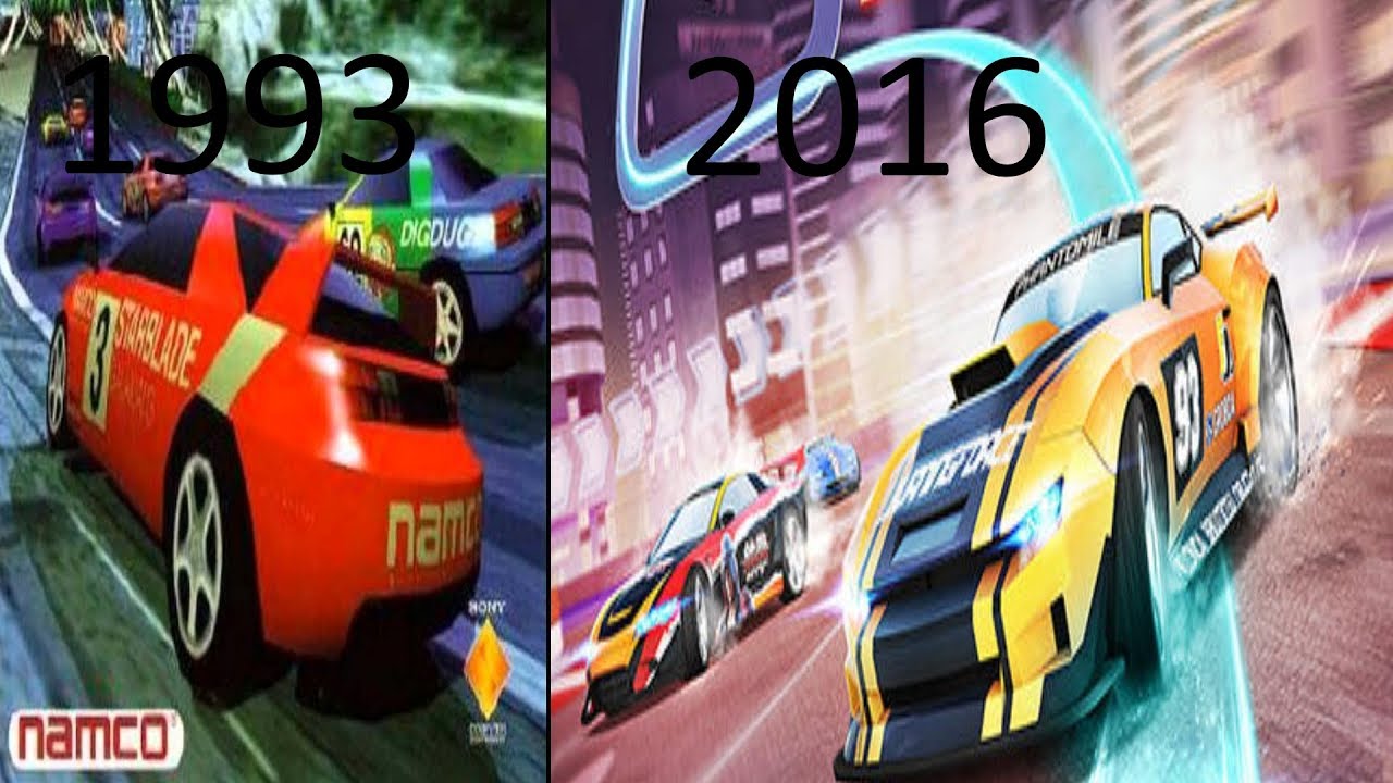 Ridge Racer Evolution 1993-2016 - YouTube