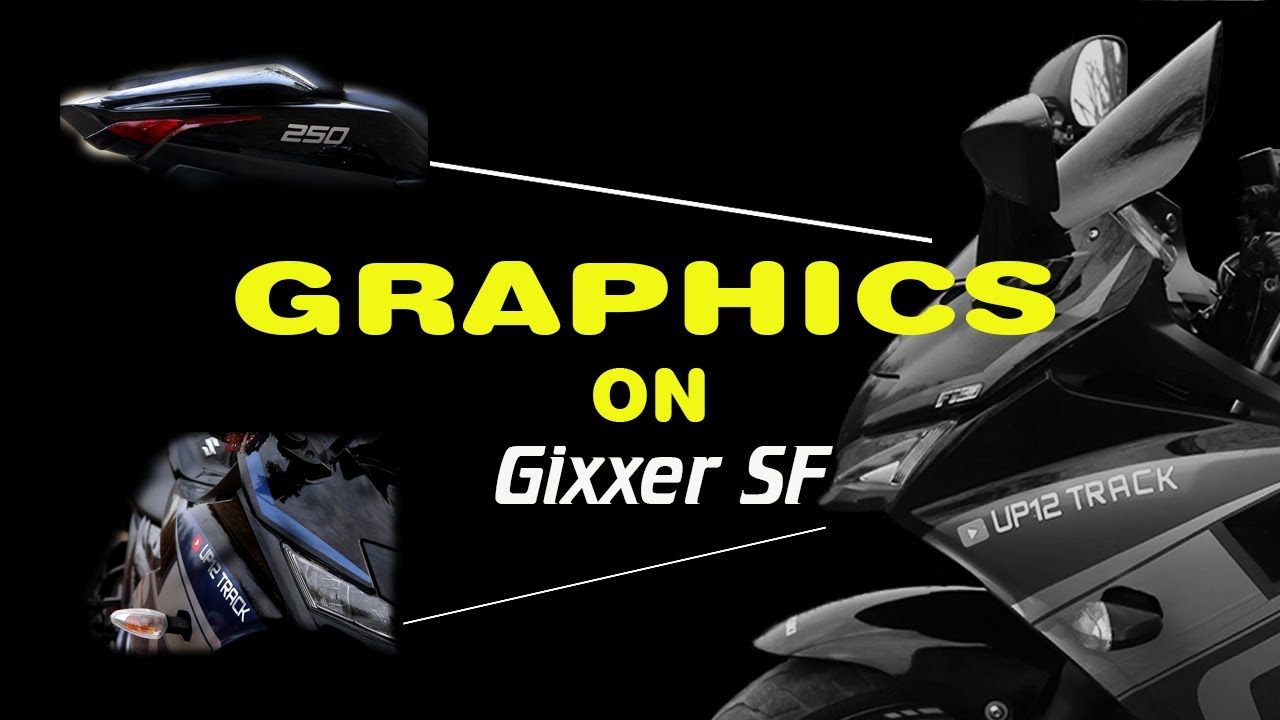 Graphic Design on My Suzuki Gixxer SF 155 BS4 |Gixxer SF Modification ...