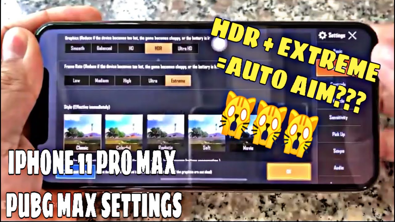 IPHONE 11 PRO MAX PUBG GAME PLAY HIGH GRAPHICS - YouTube