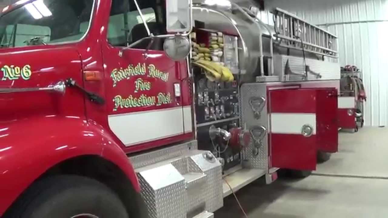 Fairfield Rural Fire Dept. Tanker 6 ( Walk Around ) - YouTube