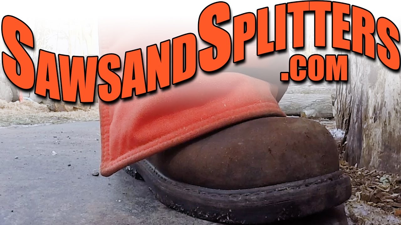 WINTER WOOD SPLITTING TIP - YouTube