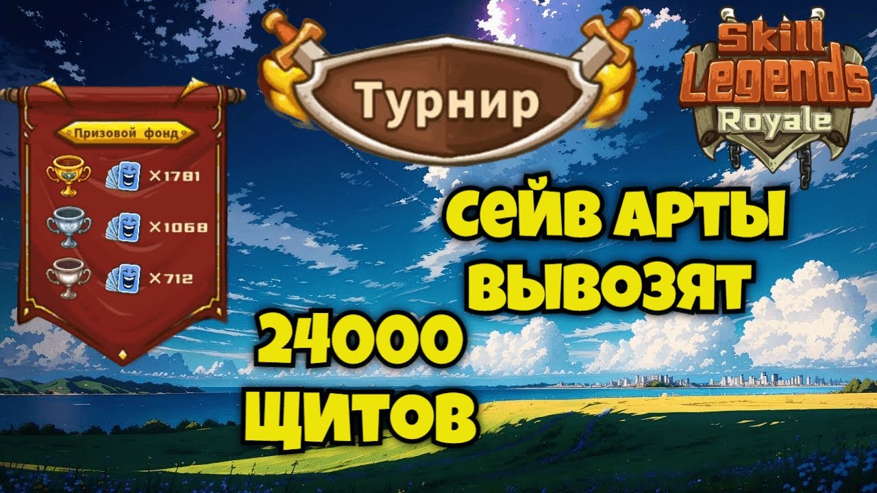 Skill legends royale I Турнир №9 I Сейв артефакты вывозят I 24к щитов в ...