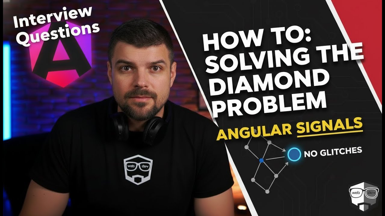 Angular Interview Question: Solve the Diamond Problem - YouTube