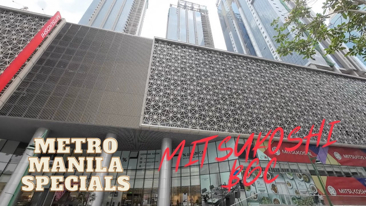 Mitsukoshi BGC: The First Japanese Inspired Mall in the Philippines Ep ...